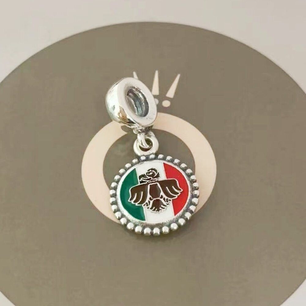 Pandora Charm Simbolo Real Pandora Bandera Mexico Agu… - Gem